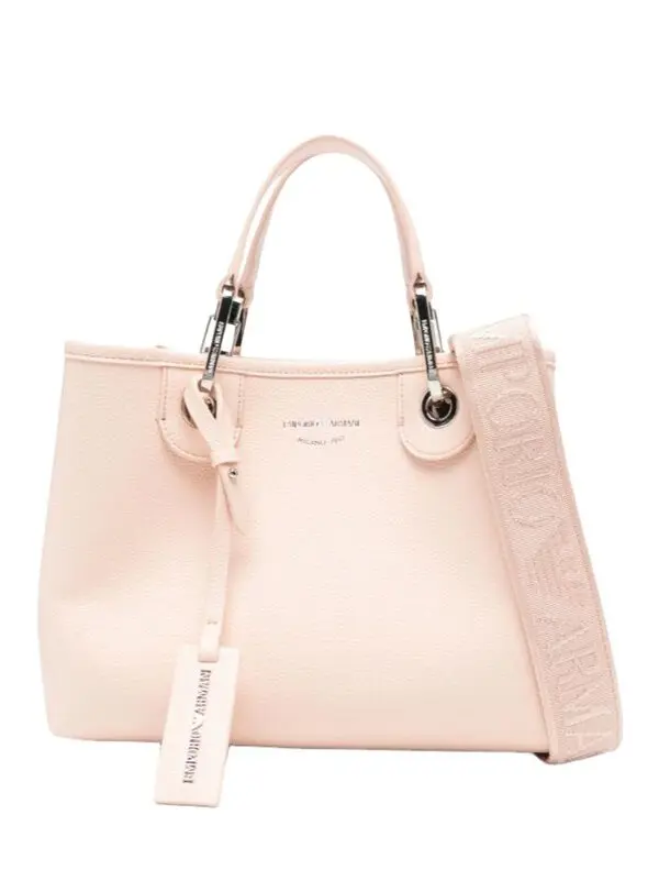 Emporio Armani Double Handle Tote Bag - White