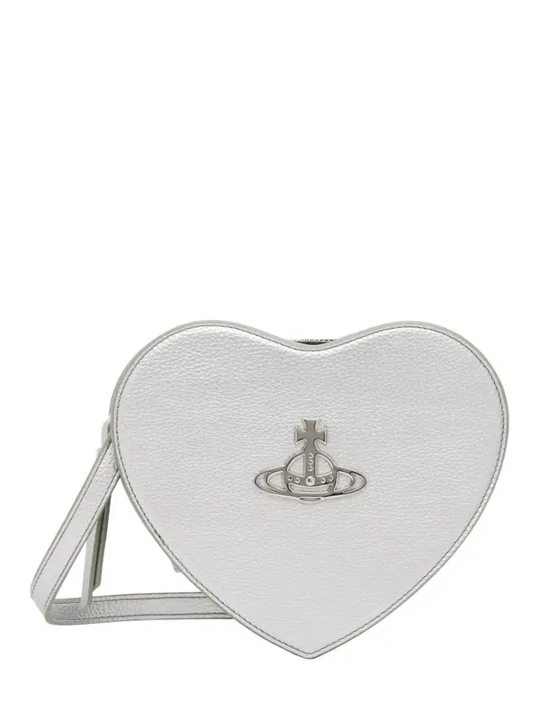 VIVIENNE WESTWOOD Louise Heart Crossbody Bag - Silver