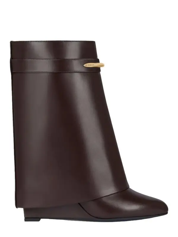Givenchy Shark Ankle Boots - Ebony Brown