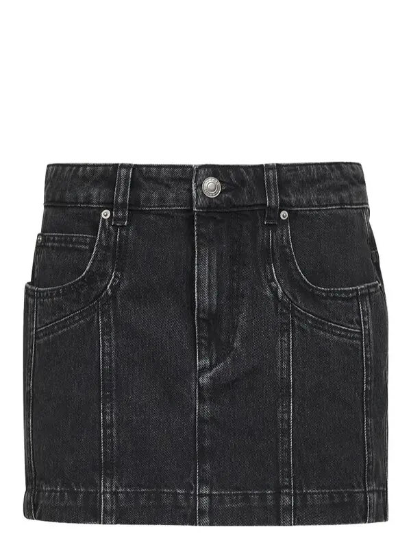 Isabel Marant Étoile Juana Denim Skirt - Black