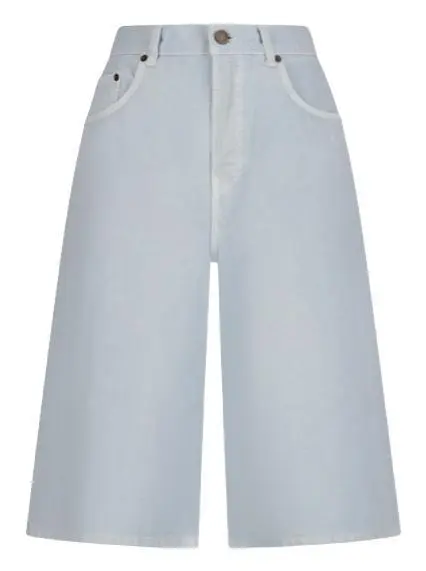 HAIKURE Becky Twill Bermuda Shorts - Gray