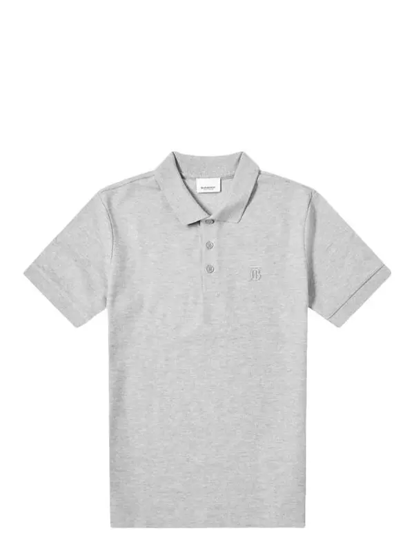 Burberry Monogram Polo Shirt - Gray