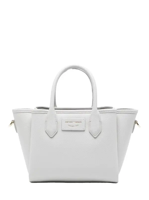 Emporio Armani Small Shopping Bag - Light Grey