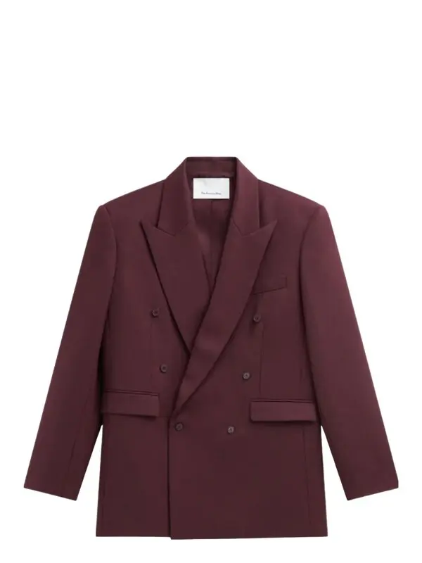 THE FRANKIE SHOP Monterey Double-breasted Blazer - Red