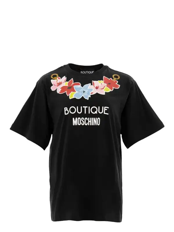 Moschino Printed Short-sleeve T-shirt - Black