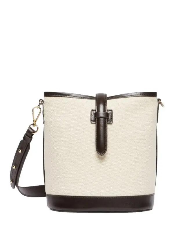 Max Mara Canvas Bucket Bag - Beige