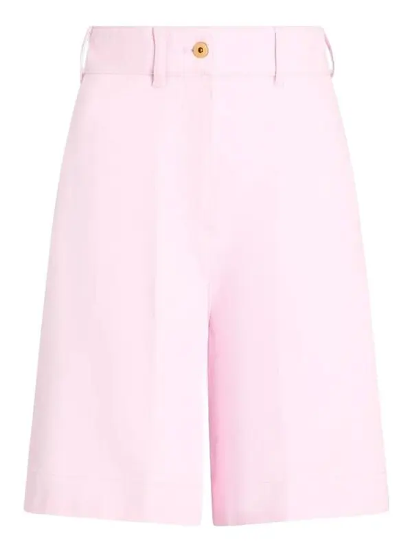 PATOU High-waist Bermuda Shorts - Pink