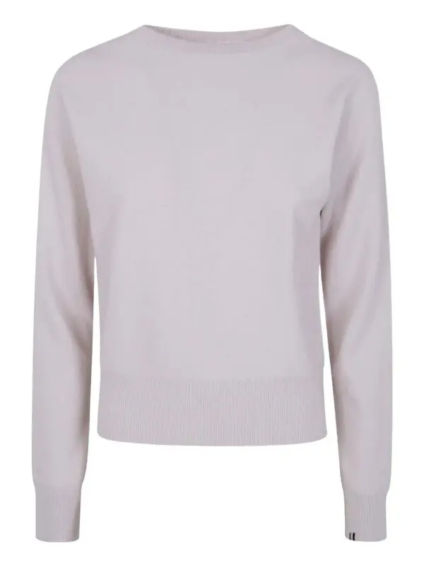 EXTREME CASHMERE X Belle Crew Knitted Sweater - White