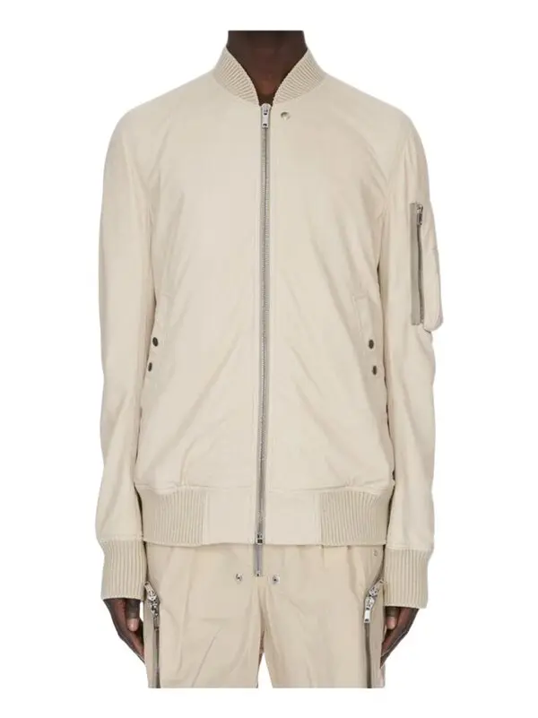 Rick Owens Classic Flight Bomber Jacket - Sand-colored