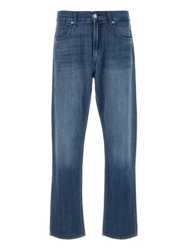 7 For All Mankind Modern Straight Jeans - Blue