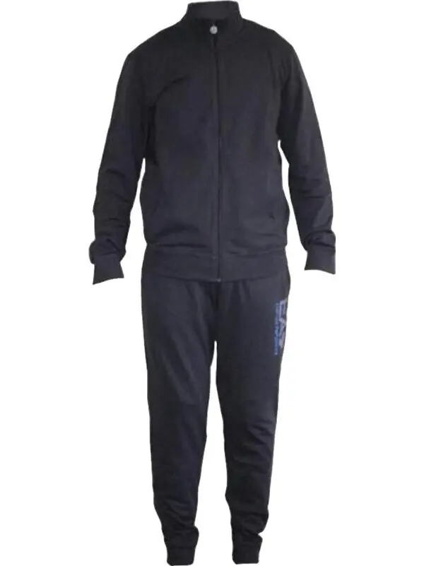 EA7 Logo Printing Two-piece Set - Black