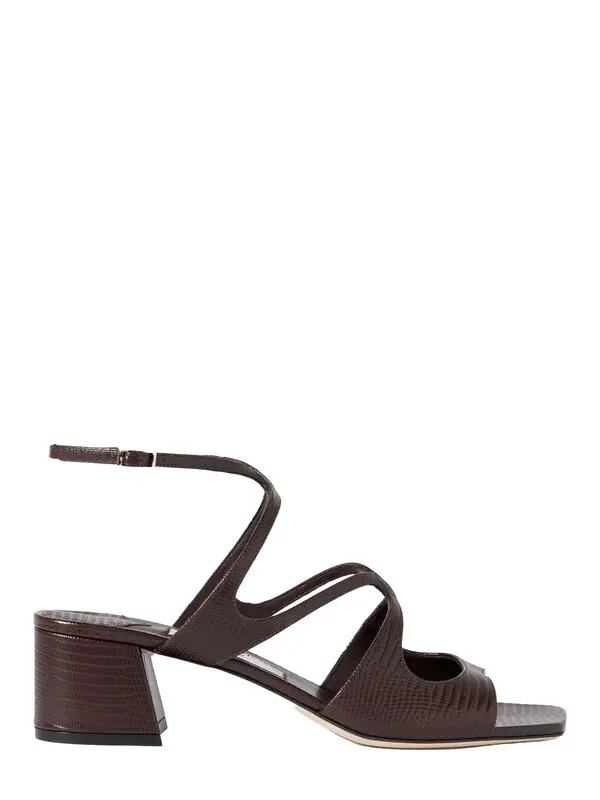 JIMMY CHOO Chunky High Heel Sandals - Black