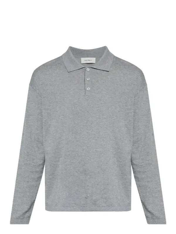 LISA YANG Lowen Polo Knitted Sweater - Deep Cloud