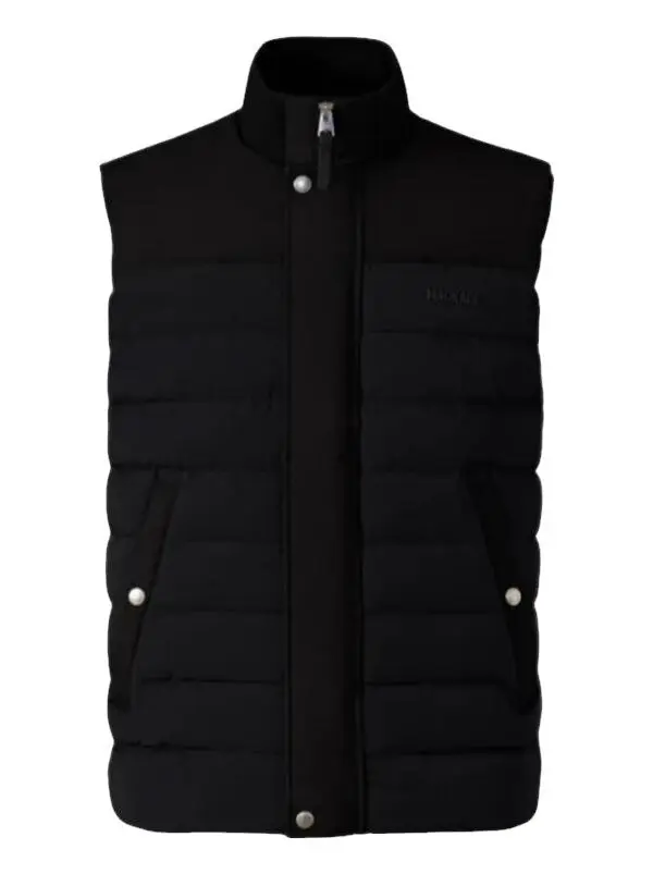 Mackage Stand-collar Quilted Puffer Vest - Black
