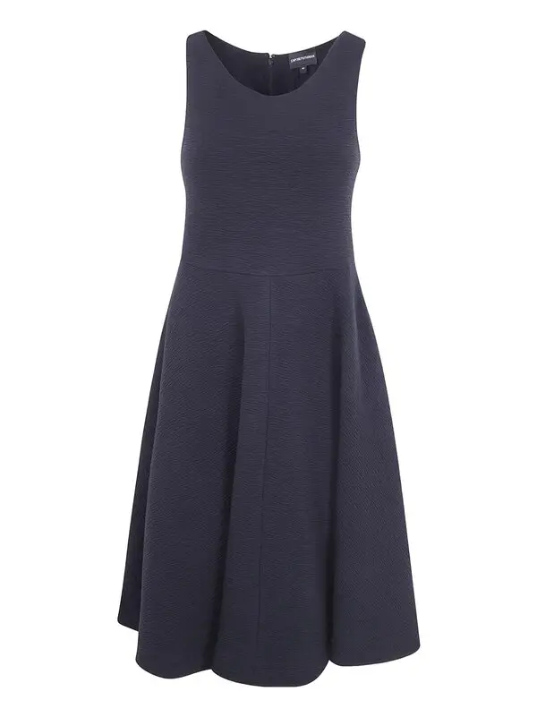 Emporio Armani Textured Sleeveless Dress - No