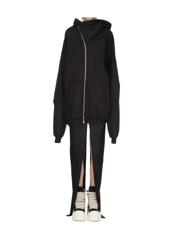 Rick Owens Zip Up Hoodie - Black