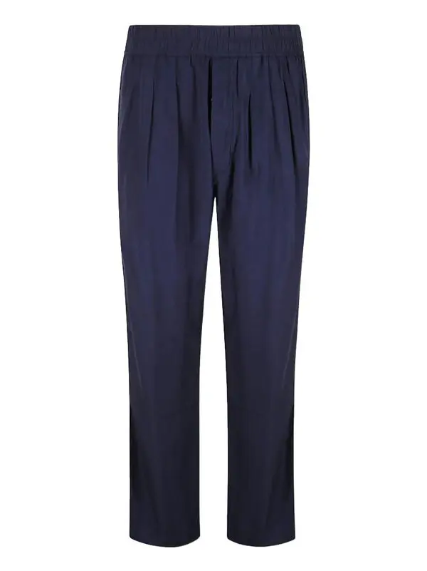 TOM FORD Elasticated Trousers - Navy Blue
