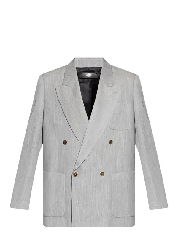 Amiri Double-breasted Blazer - Grey