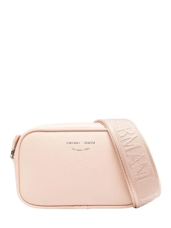 Emporio Armani Logo Strap Cross Body Bag - Pink