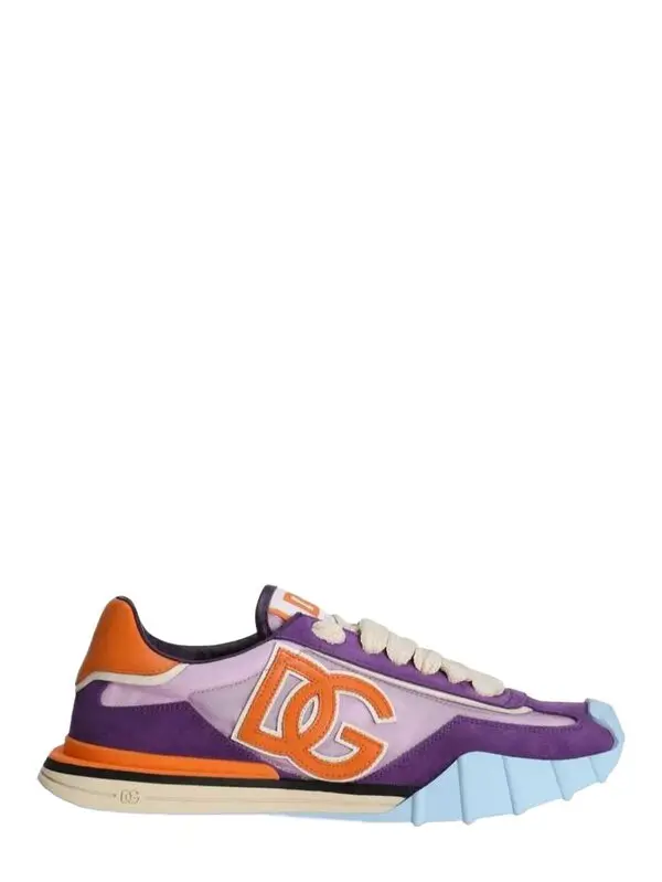 Dolce & Gabbana Dg Athletic Low-top Sneakers - Lavender And Multicolour