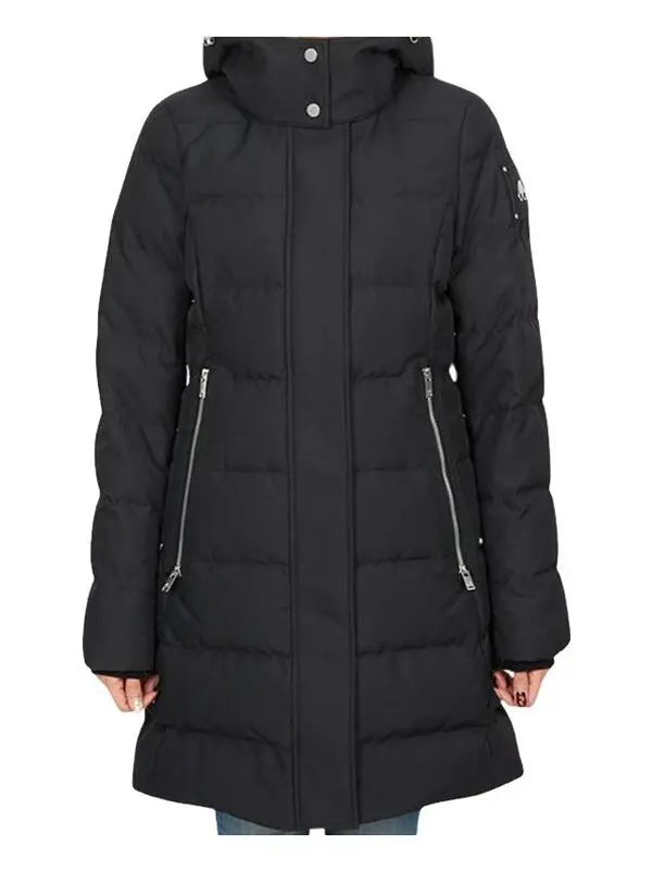 Moose Knuckles Long-sleeved Down Jacket - Black