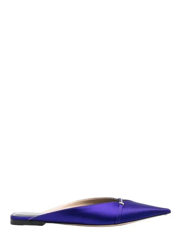 TOM FORD Julianne Satin Mules - Blue