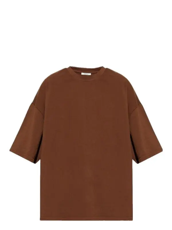 ENTIRE STUDIOS Oversized Crew Neck T-shirt - Brown