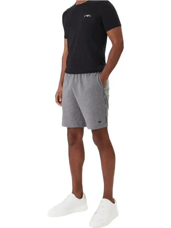 Emporio Armani Logo Drawstring Shorts - Grey