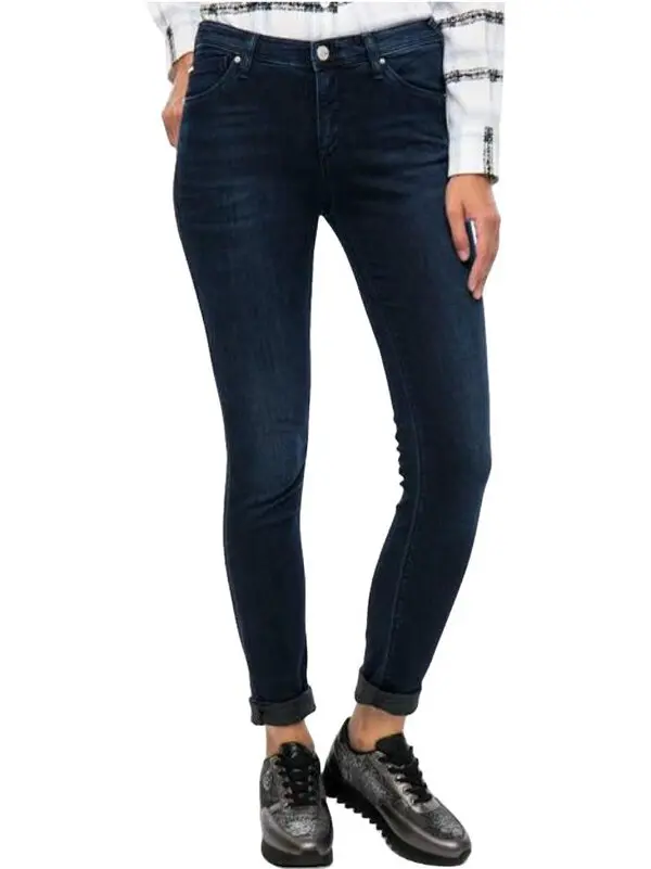 Emporio Armani Slim Fit Dark Wash Jeans - Black