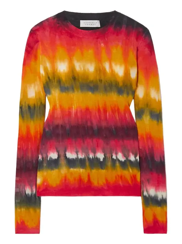 Gabriela Hearst Patterned Long-sleeved Pullover - Red