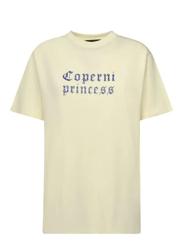 Coperni Printed Boxy T-shirt - Nude