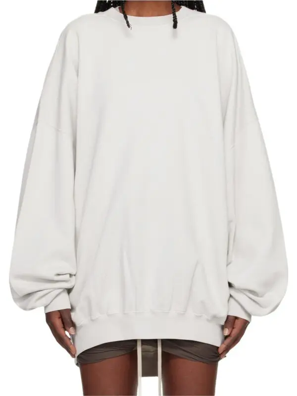 Rick Owens Crewneck Sweatshirt - Milk Wash