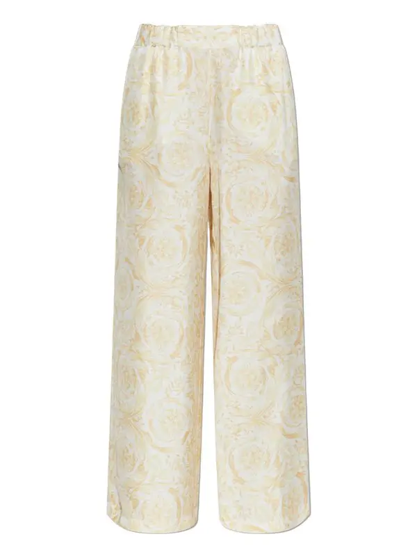 Versace Pattern-printed Trousers - Off White