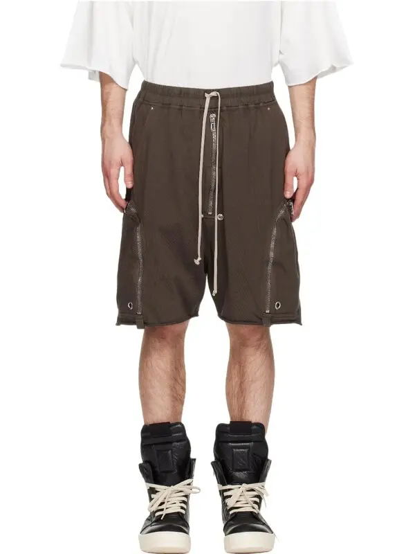 Rick Owens Cargo Shorts - Dark Gray