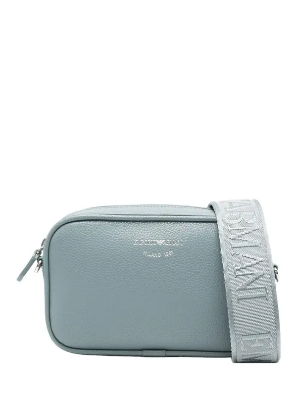 Emporio Armani Logo Strap Mini Shoulder Bag - Gray