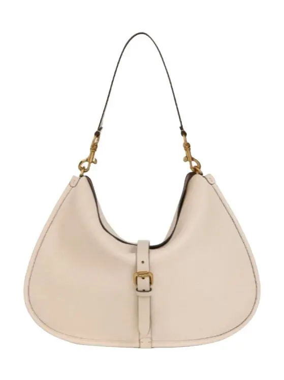 Etro Maxi Pony Shoulder Bag - Cream