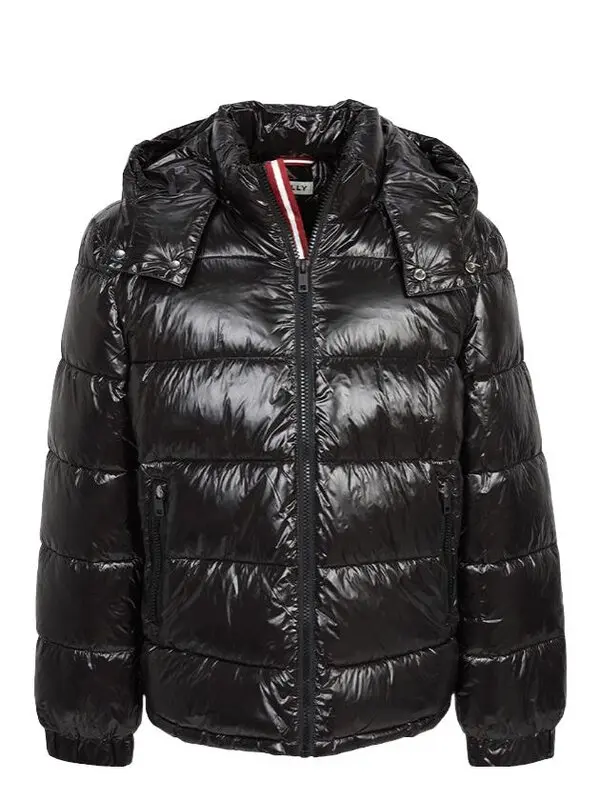 Bally Quilted Padded Jumper With Hood - No