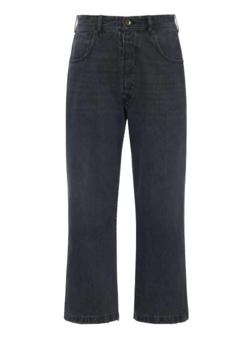 MAISON MARGIELA Straight-leg Cropped Jeans - Black