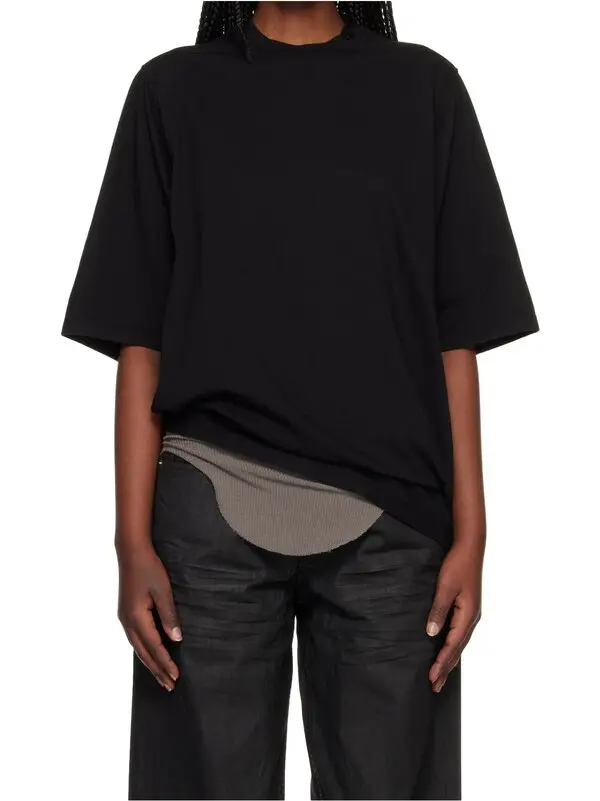 Rick Owens Jumbo Short-sleeve T-shirt - Black