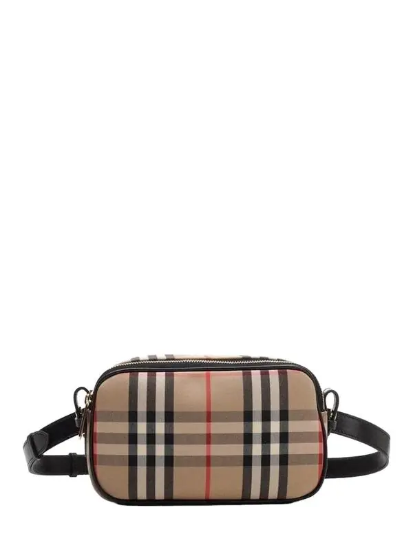 Burberry Vintage Check Belt Bag - Black