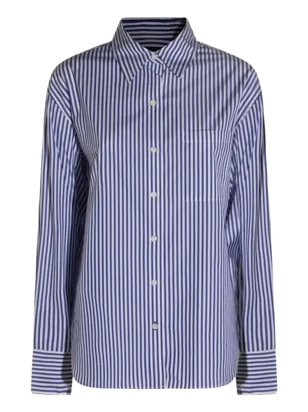 RAG  BONE Rag & Bone Striped Button-up Shirt - Blue