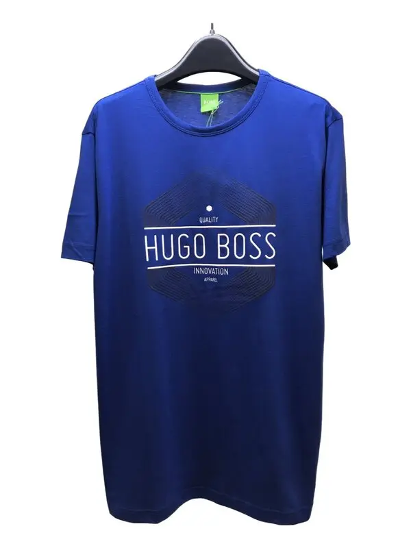 Hugo Boss Item O-neck Short-sleeved T-shirt - Blue