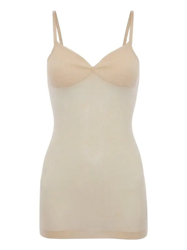 Victoria Beckham Ribbed-knit Tank Top - Light Rose