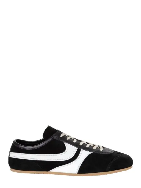 Dries Van Noten Panelled Low-top Sneakers - Black/white