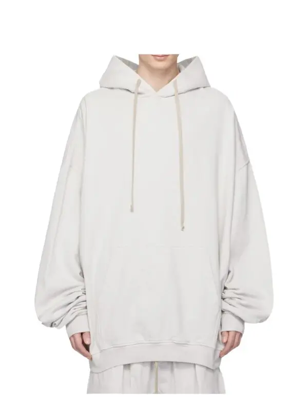 Rick Owens Long-sleeve Hoodie - Milk Wash