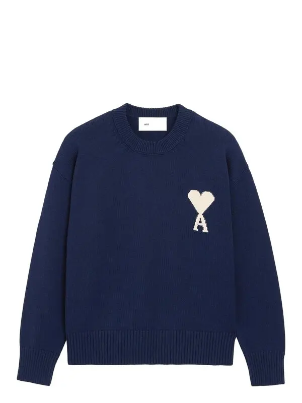 Ami De Coeur Crewneck Jumper - Blue