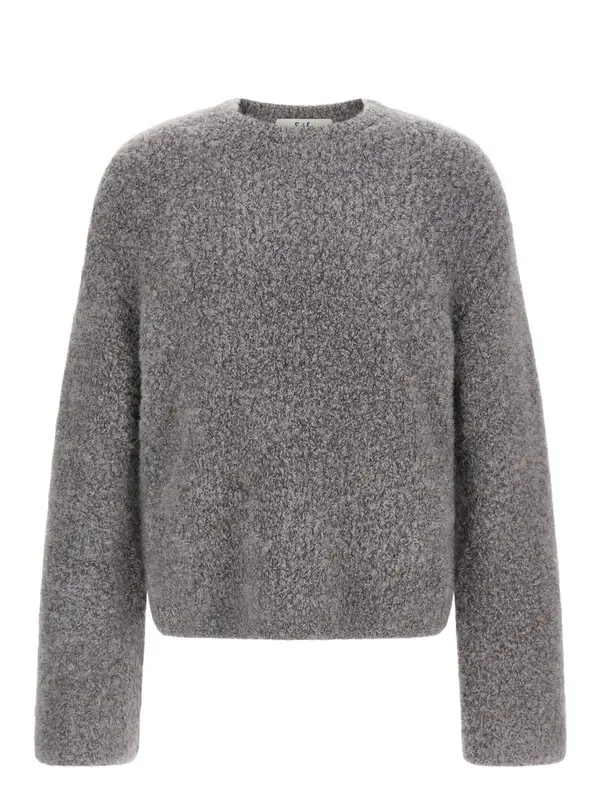 Séfr Jermaine Bouclé Jumper - Gray