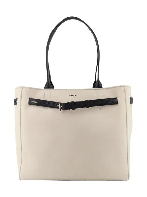 TOM FORD Audrey Medium Tote Bag - Nude