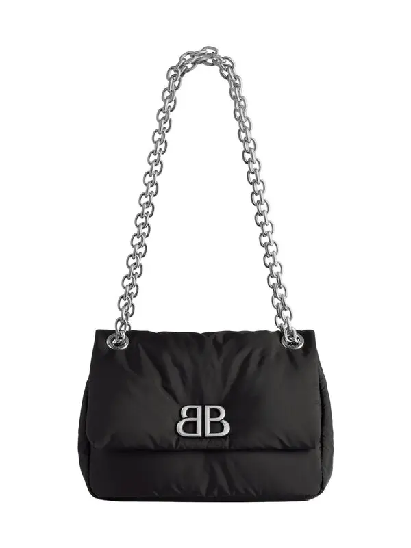 Balenciaga Monaco Mini Shoulder Bag - Black