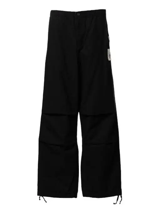 Mihara Yasuhiro Cotton Wide-leg Trousers - Black